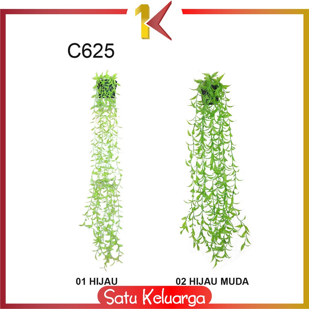 Jual SK-C622 C631 Pot Tanaman Hias Bunga Plastik Artifisial Plant / Tanaman Hias Gantung Daun ...