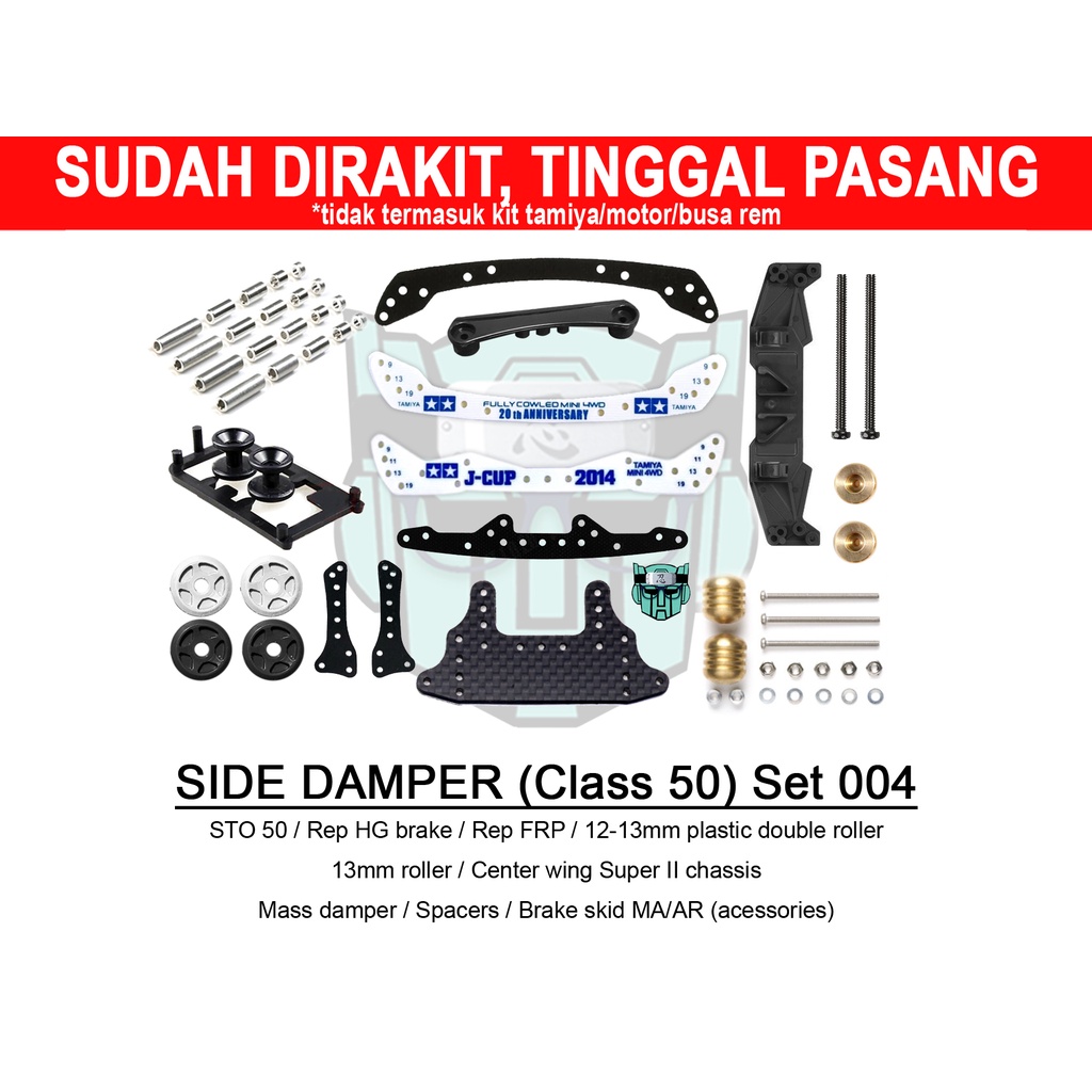 Jual Second SIDE DAMPER CLASS 50 set - 004 + Body Shining Scorpion ...