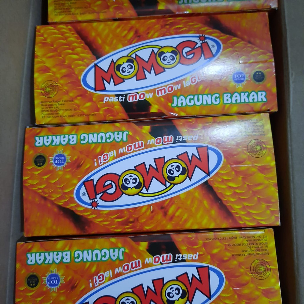 Jual Snack Ciki Momogi Jagung bakar/Coklat/Keju (1 box isi 6gr x 20 Pc) | Shopee Indonesia