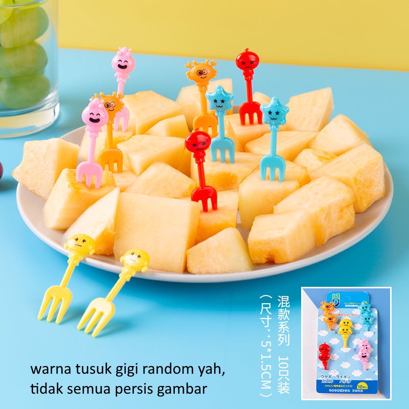 Jual [LOGU] [PART 1] Tusuk gigi semut, mata, party picks, hiasan bekal ...