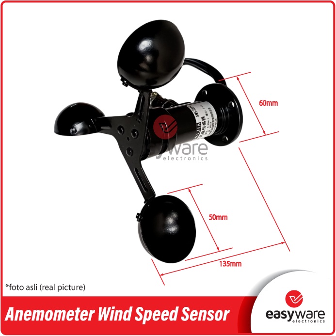 Jual Anemometer Wind Speed Sensor or Weater Sensor | Shopee Indonesia