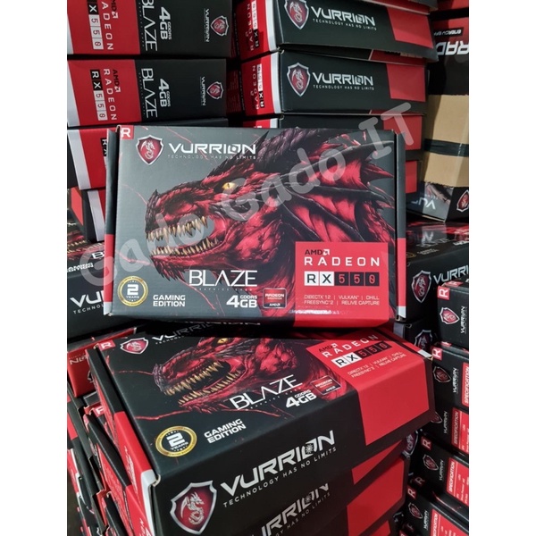 Jual VGA CARD VURRION ATI RADEON RX 550 4GB DDR5 128BIT (GARANSI RESMI ...