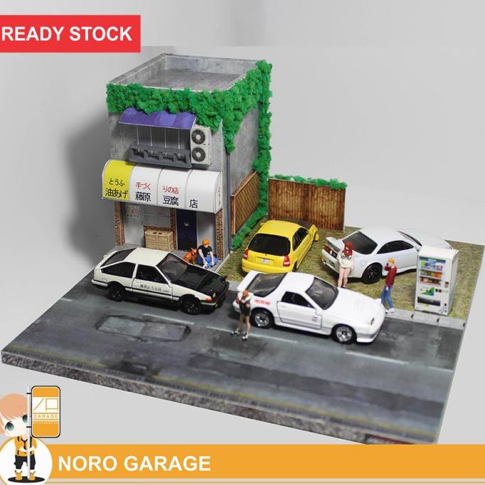 Jual Diorama Initial-D Fujiwara Takumi Tofu Shop . Skala 1:64 | Shopee ...