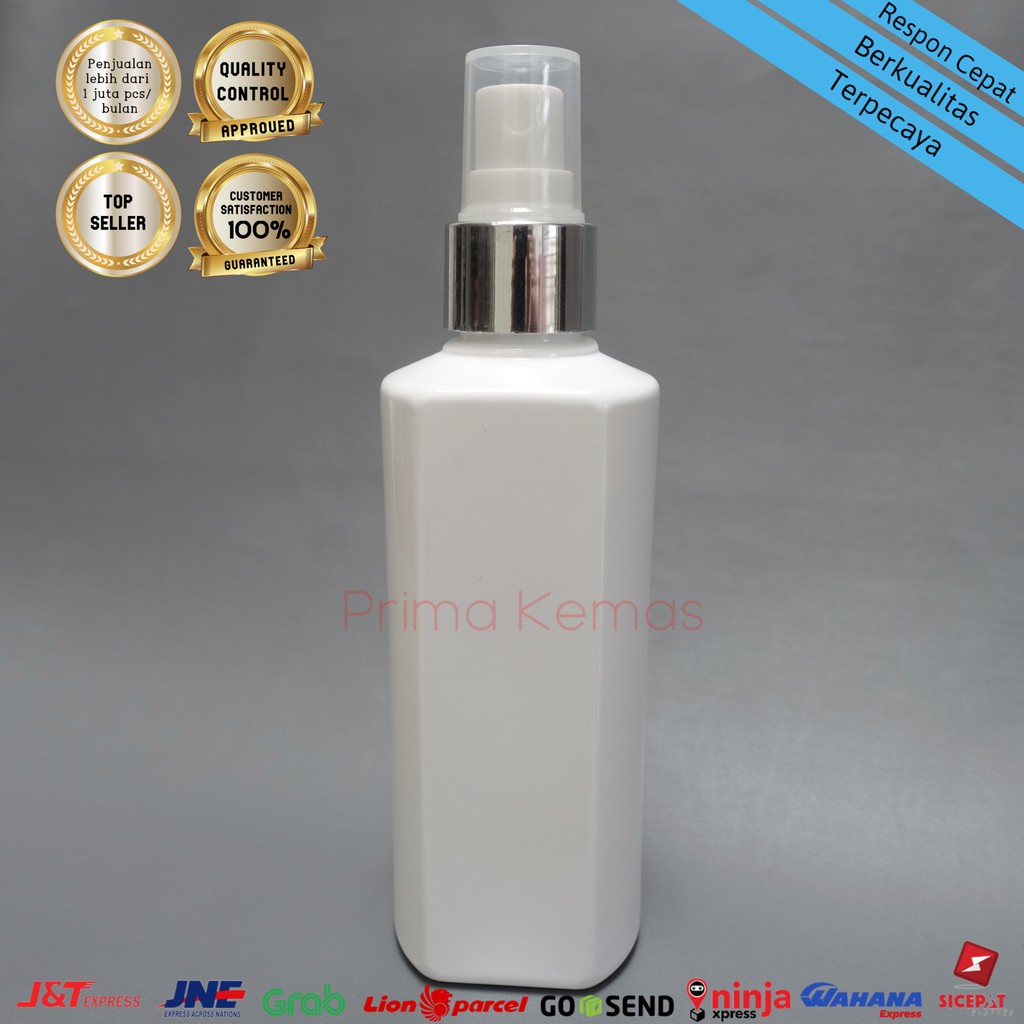 Jual Botol Sprayer 200 ml - botol kosmetik 200 ml - botol skincare Pet ...