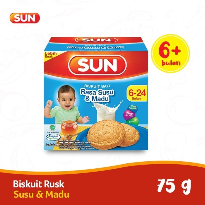 Jual Promina SUN Biskuit Rusk Snack Cemilan Bayi Untuk Usia 6 bulan ...