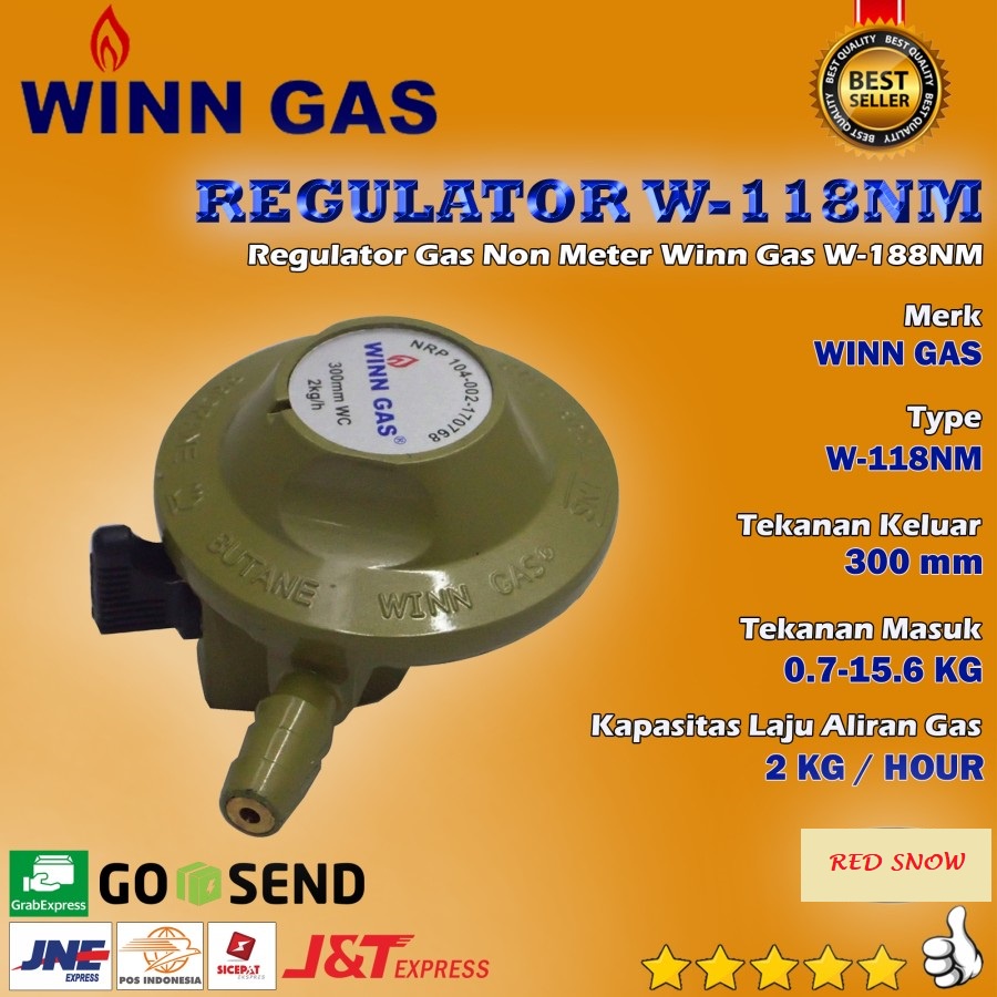 Jual Winn Gas Regulator Low Pressure / Kepala Tabung Gas LPG Tekanan ...