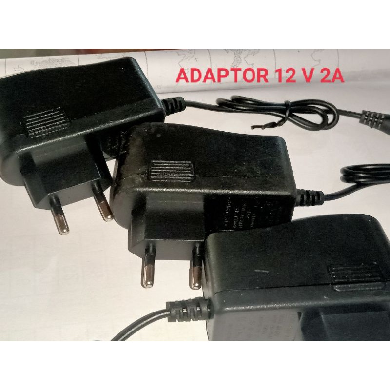 Jual ADAPTOR DC 12V 2A MURNI TRAFO POWER SUPPLY UNTUK BOR BATRE 12V ...