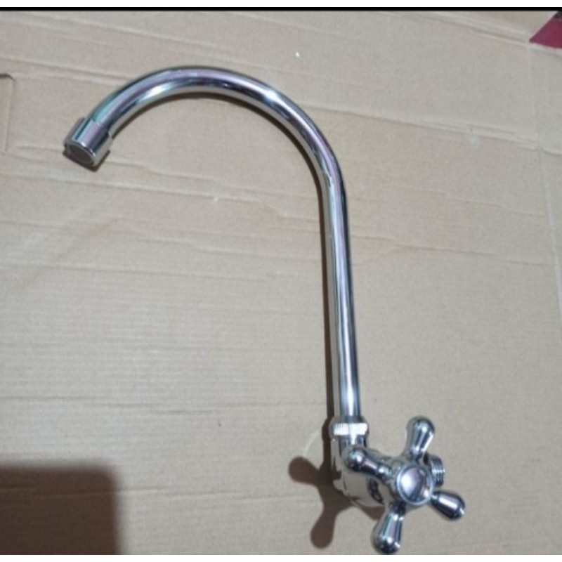 Jual Kran Sink Dapur / Kran Kitchen Sink Dinding- Baling | Shopee Indonesia