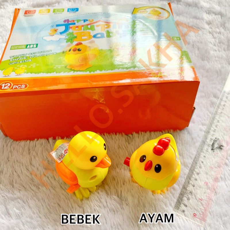 Jual MAINAN HAPPY JUMPING BABY AYAM DAN BEBEK PUTAR JALAN TANPA BATERAI ...