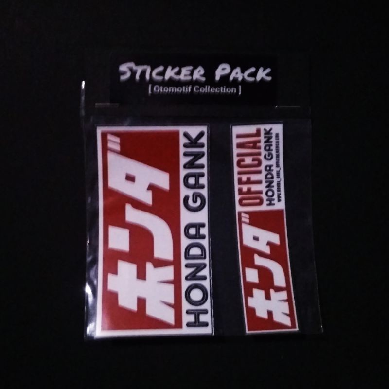 Jual stiker honda gank | Shopee Indonesia