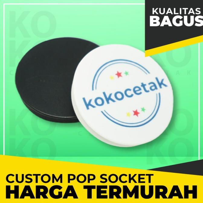 Jual Custom Nama Custom Foto Gambar Pop Socket HP Polos- Pop Socket ...
