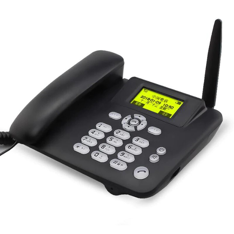 Jual GSM 900-1800Ghz Cordless SIM Card Landline Telephone Multifunction ...