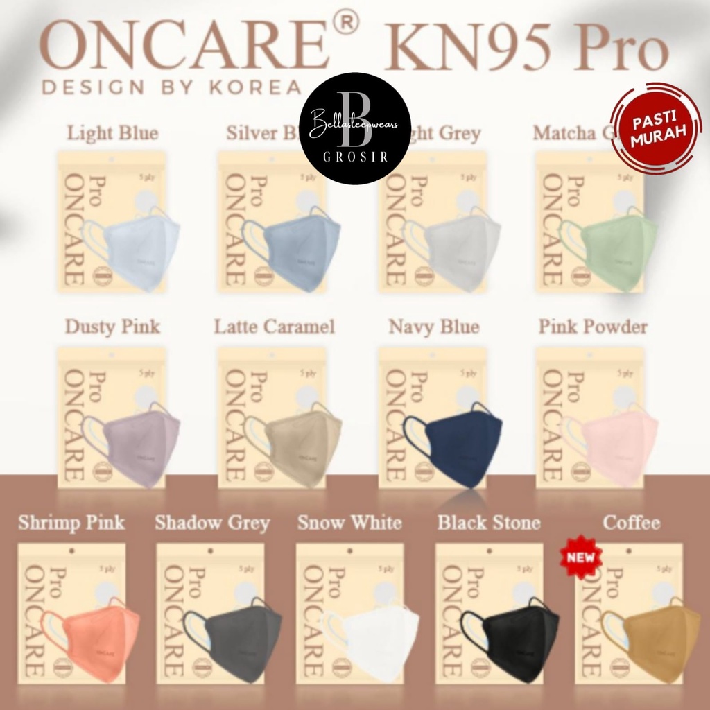 Jual BELLA - KN95 PRO ONCARE ISI 10 - MASKER KN95 PRO 5PLY ONCARE EMBOS ...