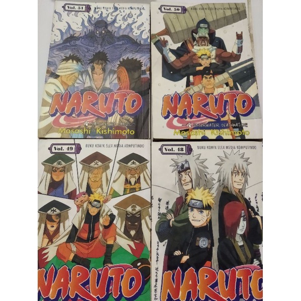 Jual komik Naruto vol 48-51 | Shopee Indonesia
