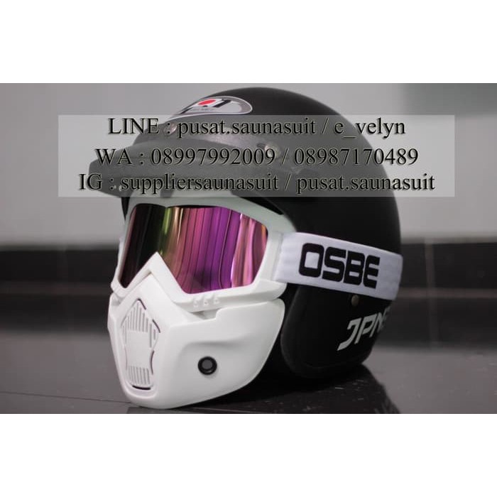 Jual HANYA MENJUAL ASLI !! GOGGLE MASK GOGLE MASK GOOGLE MASKER PUTIH ...