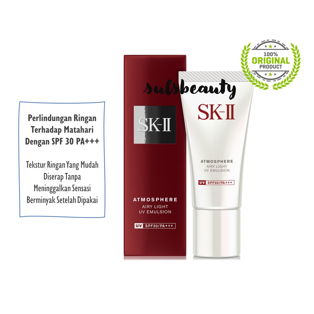 Jual SK-II Atmosphere Airy Light UV Emulsion SPF 30 PA++ 30gr / SK2 Atmosphere Airy Light UV ...