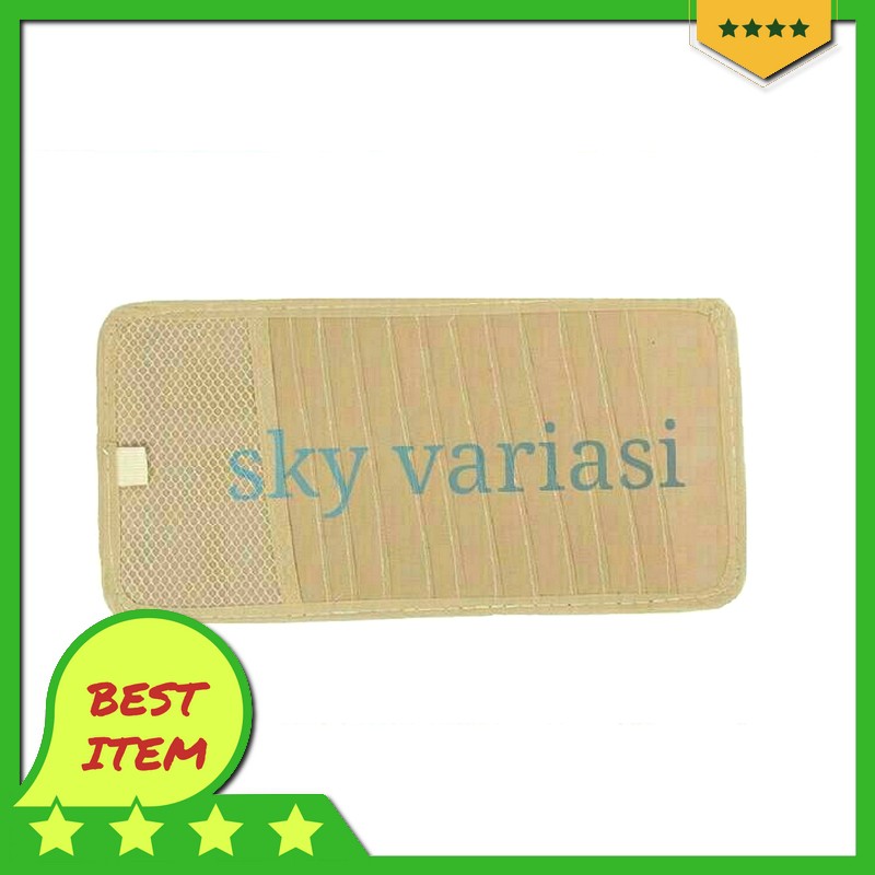 Jual tempat kaset cd di sun visor mobil warna cream variasi modifikasi ...