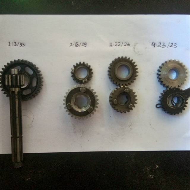 Jual Rasio racing gir box honda astrea grand legenda supra fit revo old ...