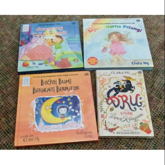 Jual Rare Bundling buku Clara Ng (dongeng 7 menit, berjuta warna ...