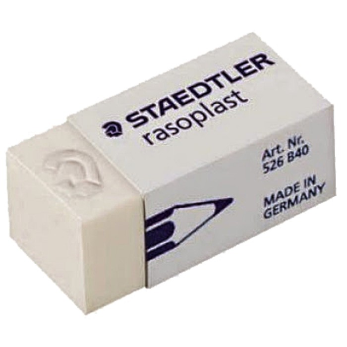 Jual Penghapus Pensil Staedtler rasoplast Putih | Shopee Indonesia