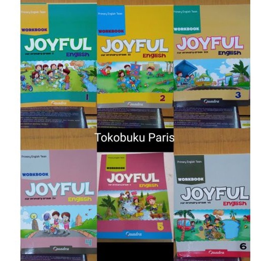 Jual Workbook Joyful english bahasa inggris sd kelas 1/2/3/4/5/6 quadra | Shopee Indonesia