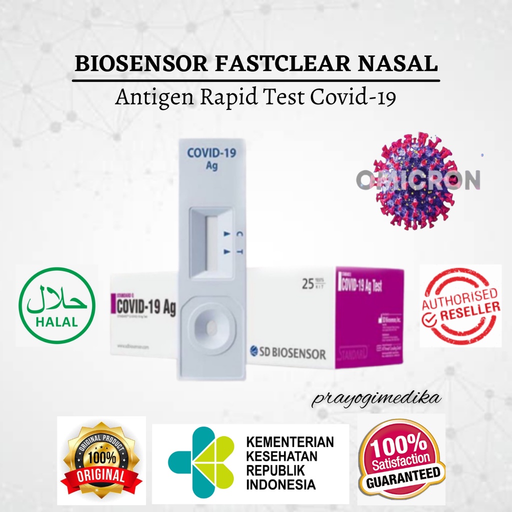 Jual Biosensor Fastclear Q NASAL Antigen Swab (ECERAN) | Shopee Indonesia