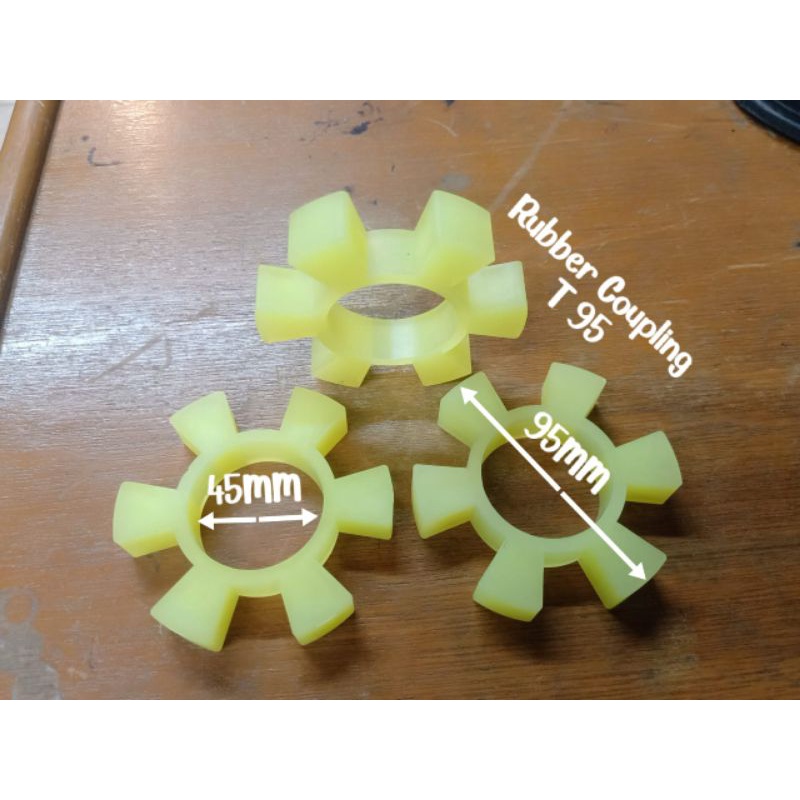 Jual Rubber coupling T 95 / Rubber coupling jaw T 95 | Shopee Indonesia
