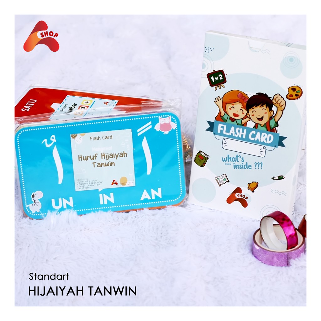 Jual [ FLASHCARD MURAH & BESAR MAINAN ANAK] Flash Card Hijaiyah Tanwin ...