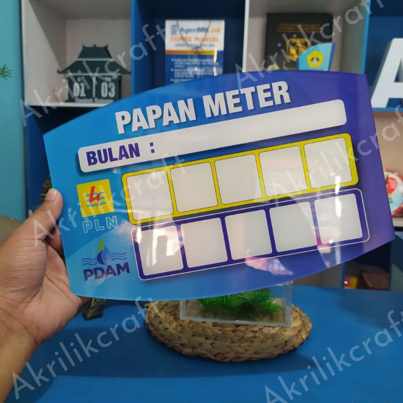 Jual Papan kontrol PLN Papan Kontrol PDAM Papan Stand Meter Bahan ...