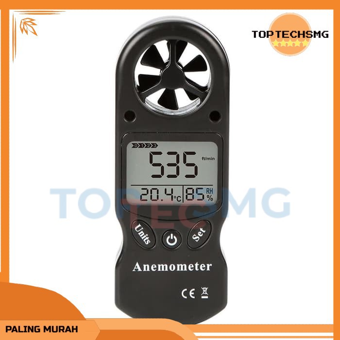 Jual Anemometer Termometer Higrometer Digital Mini 3in1 TL300 | Shopee ...