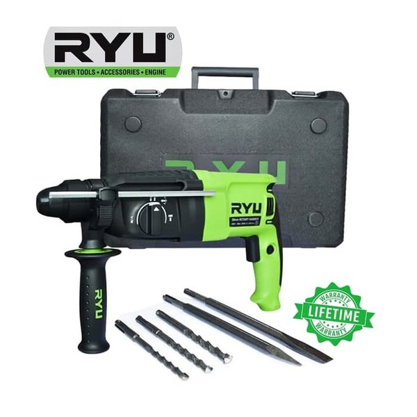 Jual Mesin Bor Bobok Beton Ryu Rotary Hammer RRH26 | Shopee Indonesia
