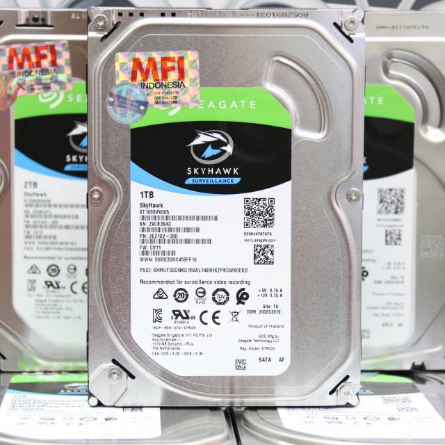 Jual Hardisk 1 TB Seagate Skyhwk MFI Original Garansi 3 Tahun Seagate ...