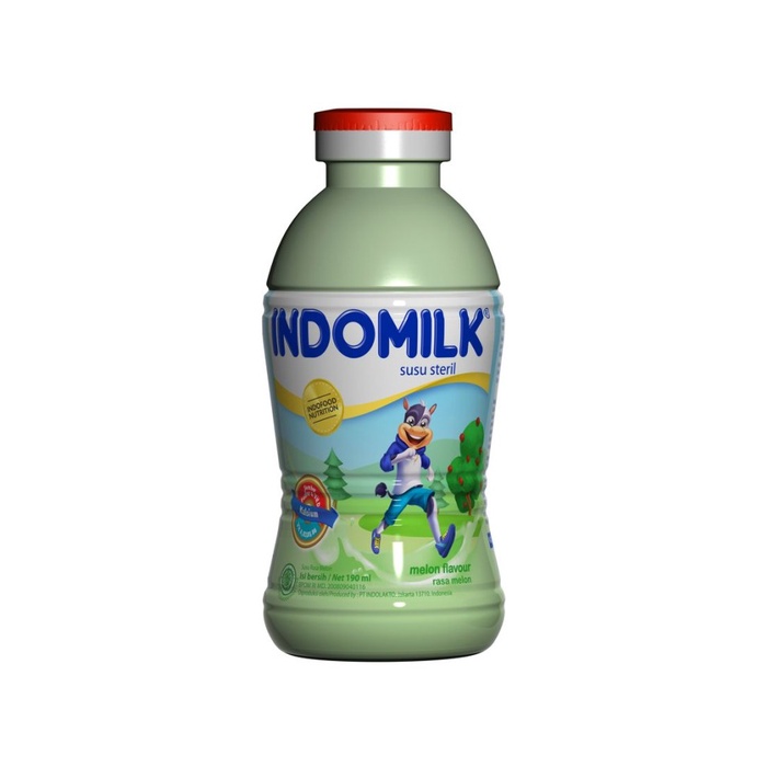 Jual Indomilk Susu Cair Indomilk Botol Melon 190 Ml | Shopee Indonesia