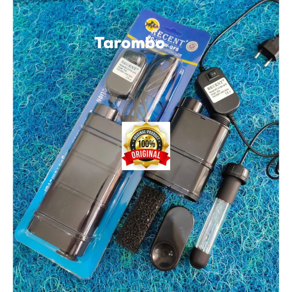 Jual RECENT QFS 7 Watt - Lampu UV dalam Quick Filter Sterilizer Aquarium 7W | Shopee Indonesia