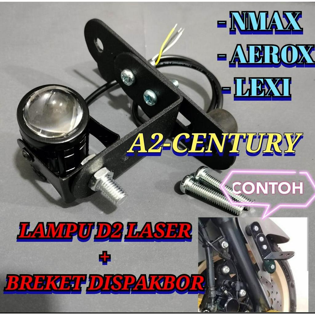 Jual PAKET 1SET LAMPU D2 + Bracket Lampu Tembak D2 Sorot Breket Dudukan ...