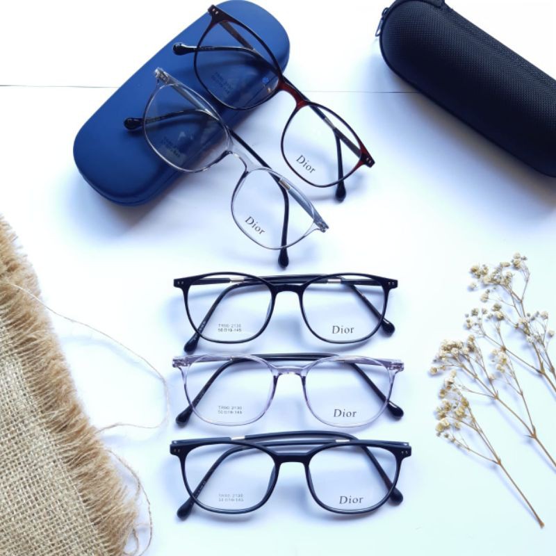Jual kacamata frame Korea 2130 ( bahan lensa besi kuat/ringan ...