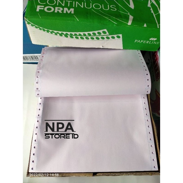 Jual kertas continuous continous form struk PPOB PLN PDAM A4 dibagi 2 2 ...