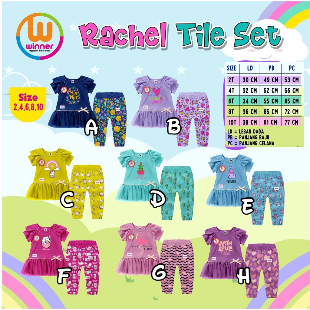Jual Winner Kids Set Rachel Tile | Shopee Indonesia