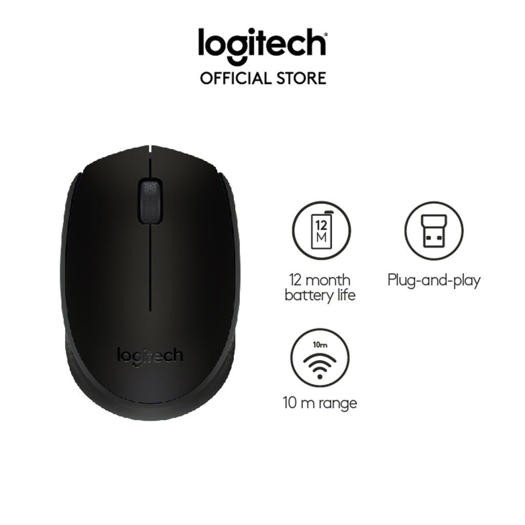 Jual Logitech B170 Wireless Mouse | Shopee Indonesia