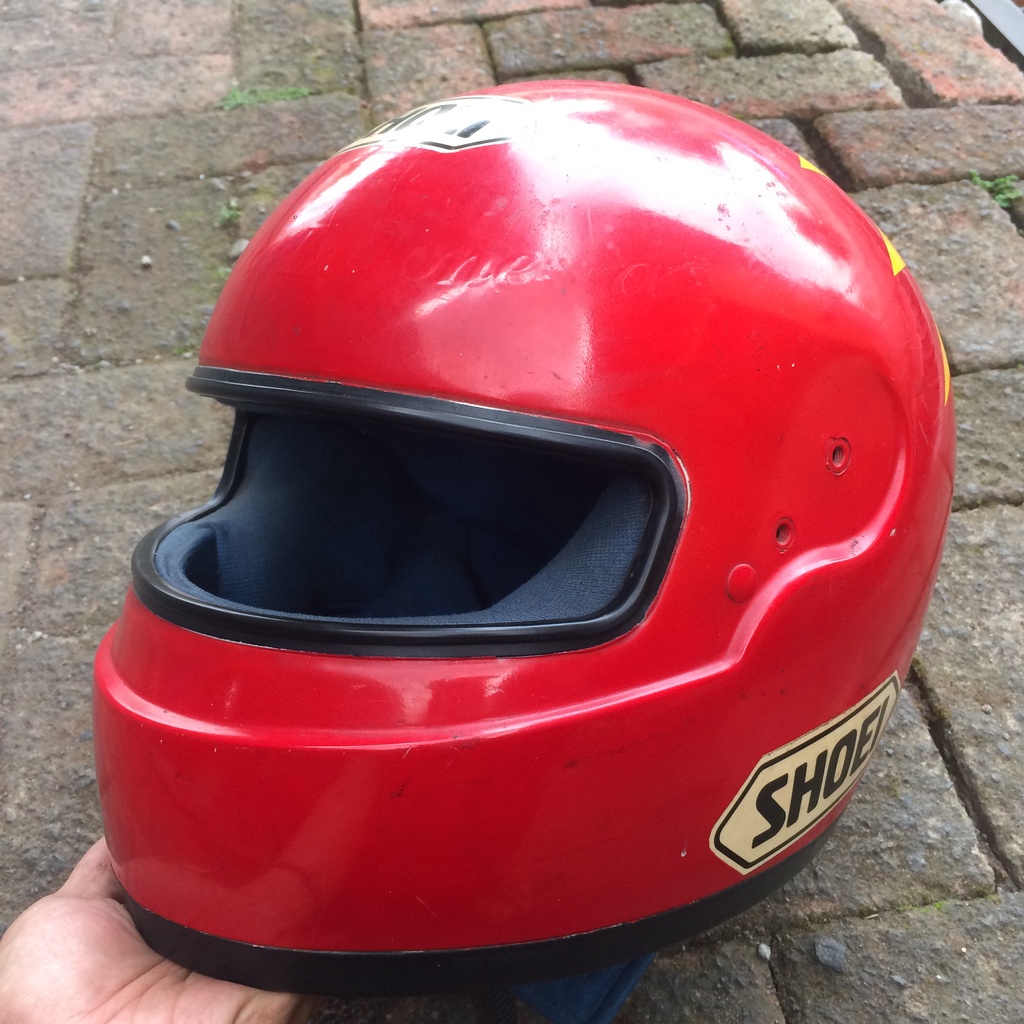 Jual helm vintage shoei grv 4 formula 1 helmet tahun 1990 | Shopee ...