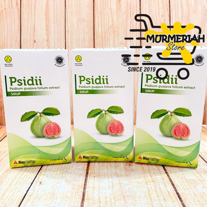 Jual PSIDII Folium Extract SIRUP 60 ml-Ekstrak Daun Jambu Biji | Shopee ...