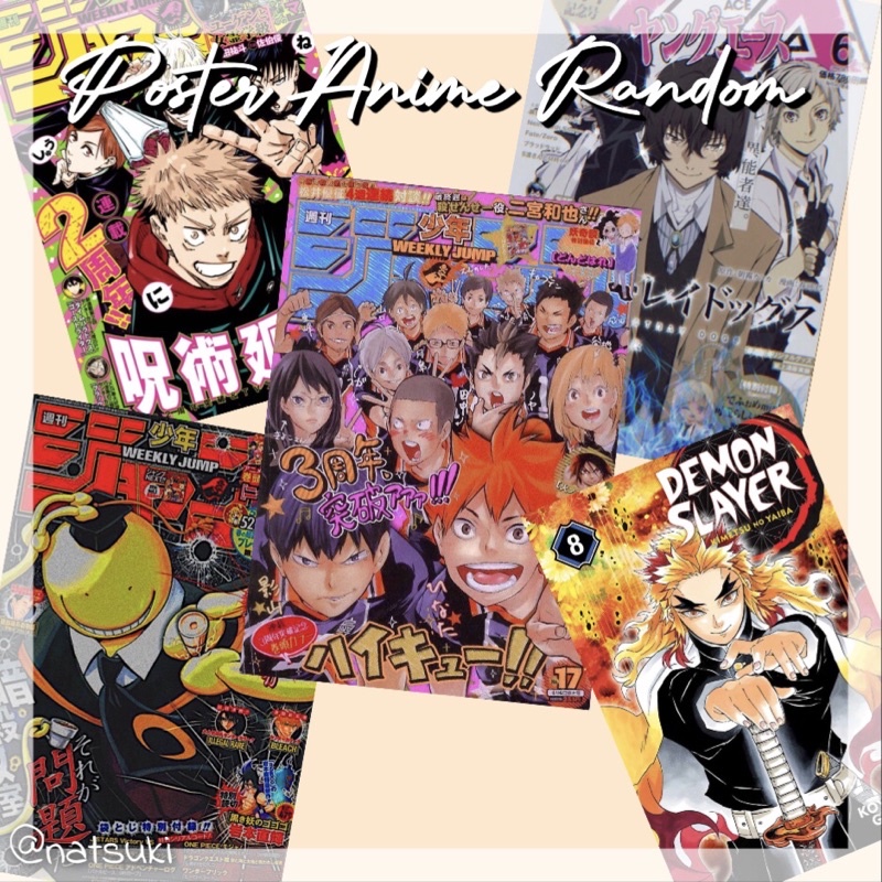 Jual Poster Anime Aesthetic Random | Shopee Indonesia