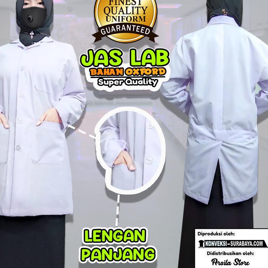 Jual Harga Murah.. (MURAH) JAS LABORATORIUM LENGAN PANJANG / JAS LAB ...