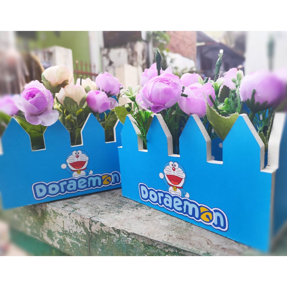 Jual Hiasan dinding Karakter tempat bunga 2pcs | Shopee Indonesia