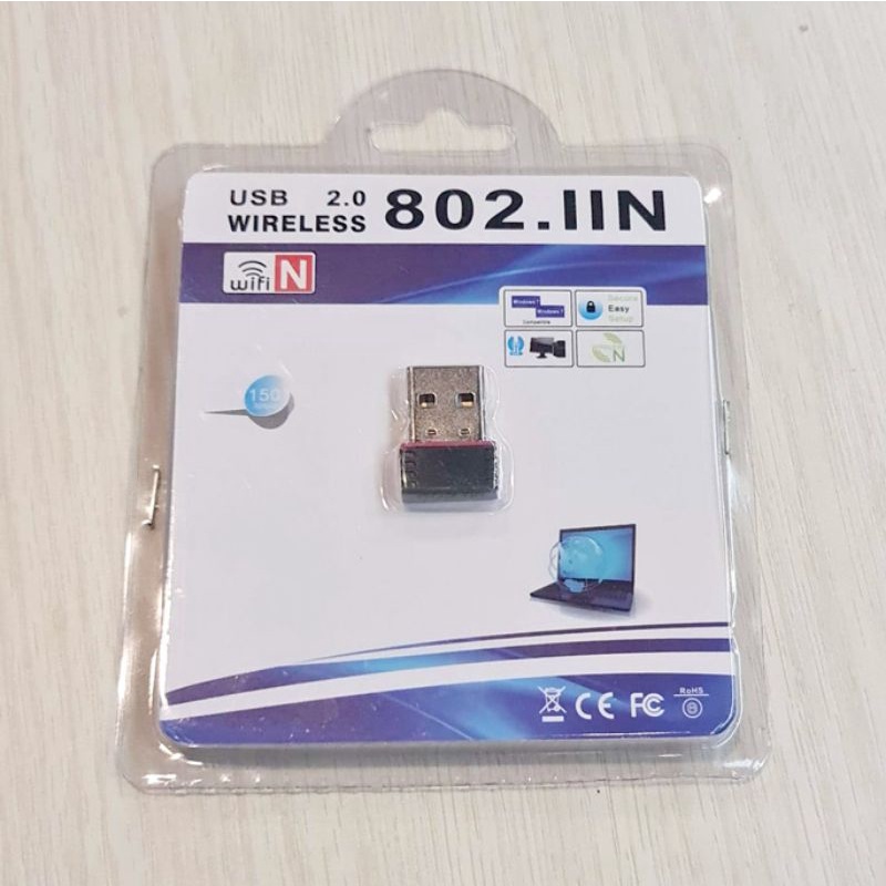 Jual USB Wireless Adapter 150Mbps (Realtek RTL8188) - WUL150 - Black ...