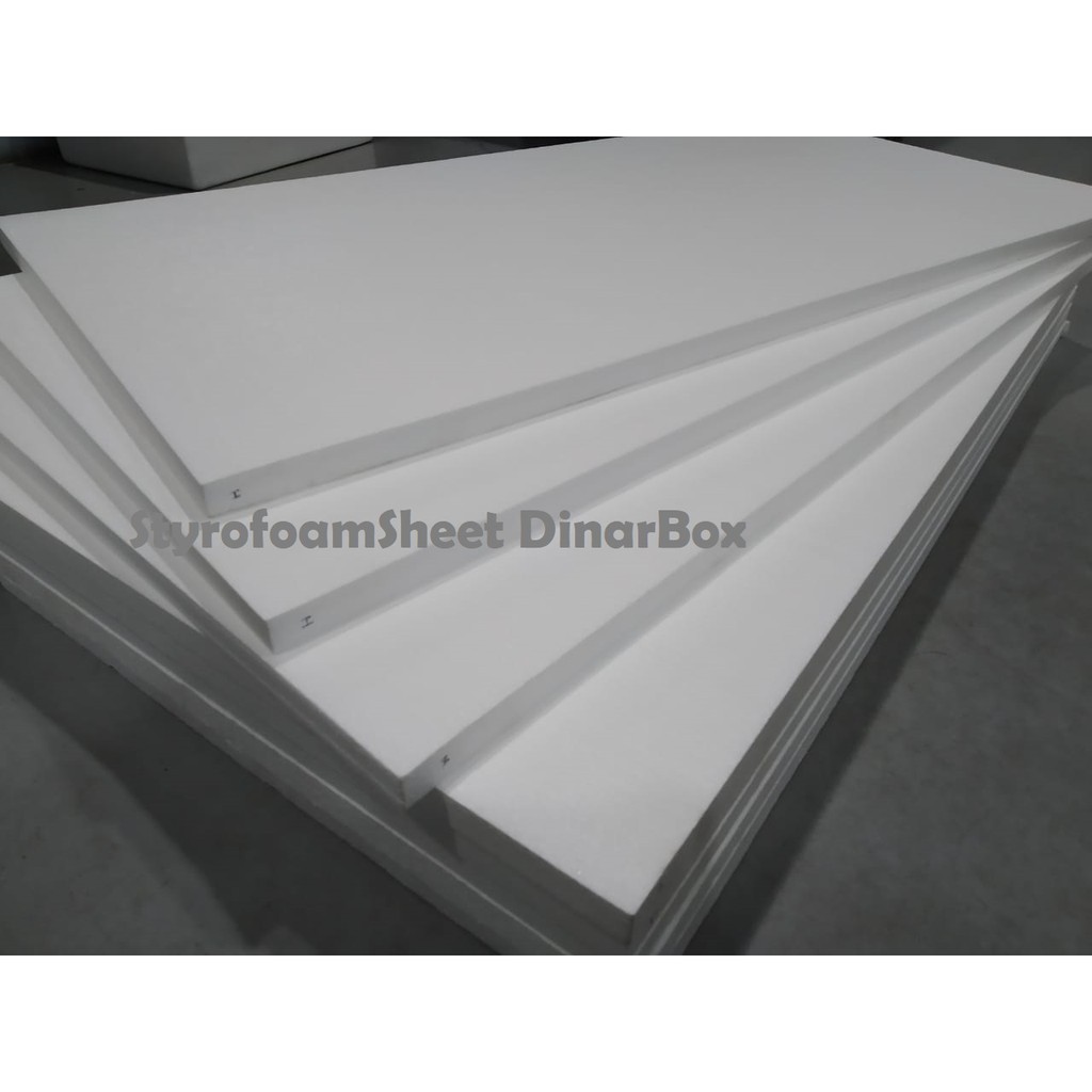 Jual Styrofoam lembaran murah uk 100x50x1cm / 100x50x2cm / 100x50x3cm ...