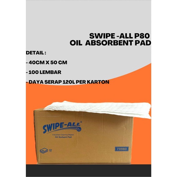Jual OIL ABSORBENT PAD P80 SWIPE ALL | Shopee Indonesia