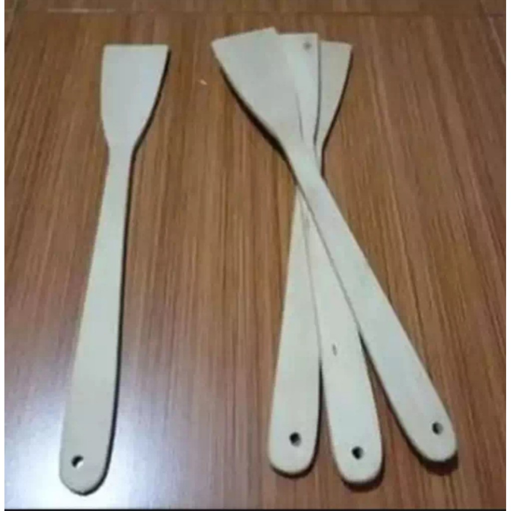Jual Spatula Kayu Kecil 30 cm Sutil Kayu | Shopee Indonesia