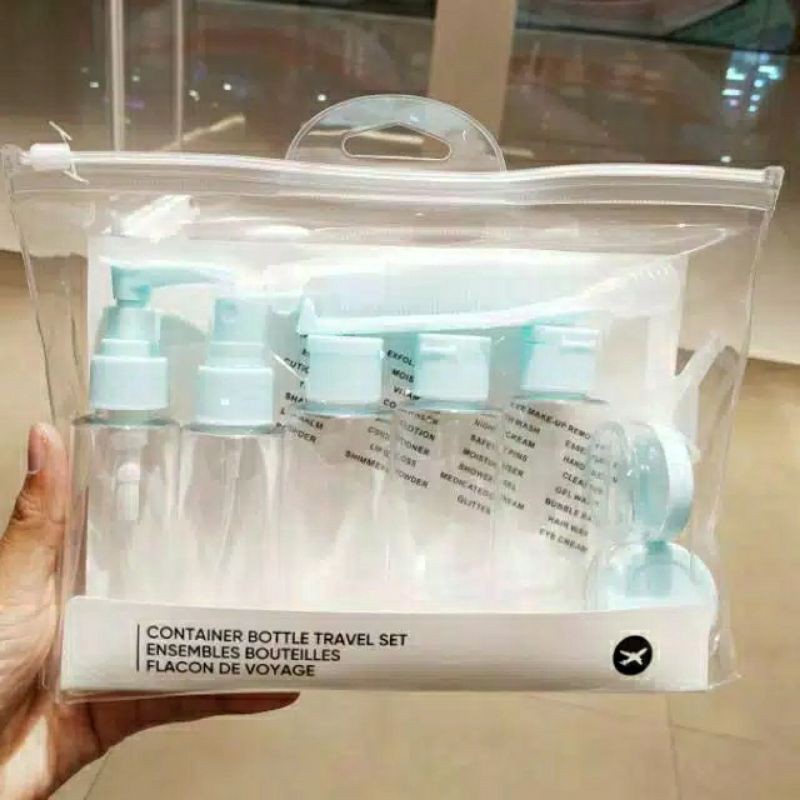 Jual MINISO Container Bottle Travel Kit botol travel botol sanitizer ...
