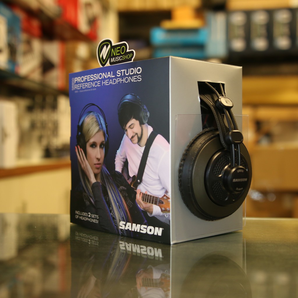 Jual Samson SR850 Pack 2 Sets Professional Studio Headphone Original ...